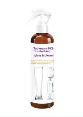 China No Residue Hypochlorous Acid Surface Disinfectant Safe To Glass Tableware for sale
