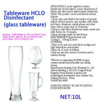 China 10L HOCL / HCLO Disinfectant Glass Tableware Sterilization Rate 99.999% Stabilized Hocl Solution for sale