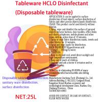 China Tableware HCLO Disinfectant | Disposable Tableware Baby Safety Hocl Products for sale