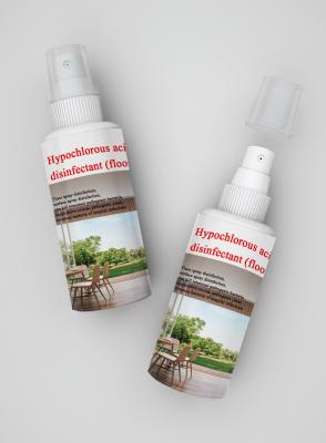 China Rapid Sterilization HCLO Disinfectant stable hypochlorous acid For Floor for sale