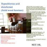 China 30 seconds Solid Wood Furniture Disinfectant Colourless And Odourless Hypochlorous Acid Products for sale