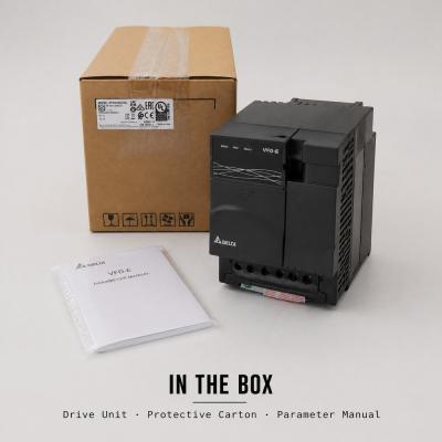 China Delta VFD055E43A VFD-E Series Variable Frequency Drive 7.5 HP 13 A 380-480V 3 Phase AC Drive IP20 Sensorless Vector for sale