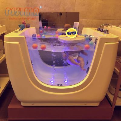 China Tubeless Pump Baby SPA Bathtub Indoor With Combo Massage Thermosta Ozone for sale