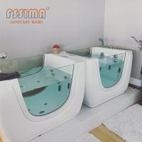 China Pipeless Thermostat Hydrotherapy Infant Whirlpool Tub Combo Massage With Shower Handle for sale