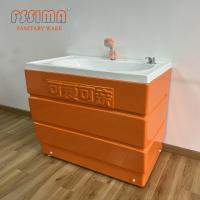 China Freestanding Acrylic Baby Tub Indoor Air Massage Baby Washing Basin for sale