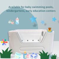 China Rectangular Baby Bath Tub Computer Control Freestanding Massage Bathtub for sale
