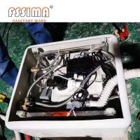 China Acrylic Foot Massage Tub Foot Spa Pedicure Tub With Hot / Cold Water Faucet for sale