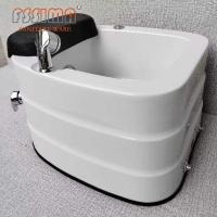 China Pipeless Acrylic Pedicure Foot Soak Tub Foot Spa Tub For Beauty And Salon for sale