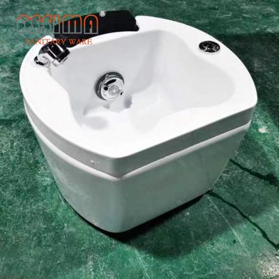 China Acrylic Durable Foot Spa Tub Hot Cold Water Faucet Pedicure Bath Tub for sale