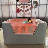 China Rectangular Baby SPA Bathtub Massage Freestanding Whirlpool Bathtub for sale