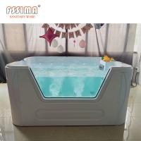 China White Color Baby Massage Bathtub Computer Control Freestanding Infant Whirlpool Tub for sale
