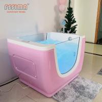 China Square Freestanding Whirlpool Bathtub Combo Massage Hydrotherapy Baby Spa Tub for sale