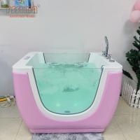 China Combo Massage Freestanding Baby Bathtub Kids Bath Tub With Thermostat for sale