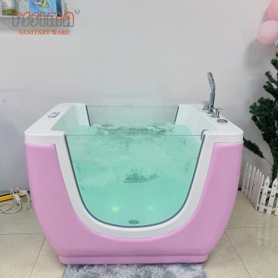 China Combo Massage Freestanding Baby Bathtub Kids Bath Tub With Thermostat for sale