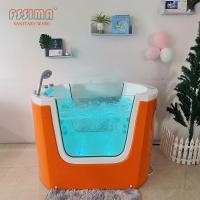 China White Freestanding Massage Bathtub Hydromassage Baby Whirlpool Spa Bathtub for sale