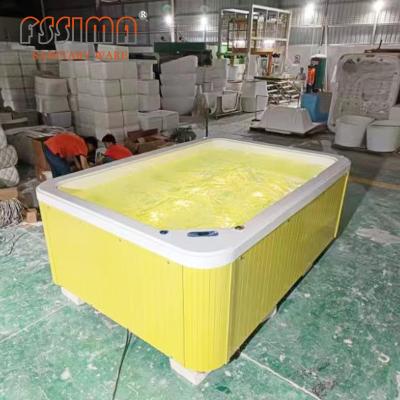 China Acrylic Baby Swimming Pool Bathtub 3 Meter Hydromassage Spa Baby Bathtub for sale