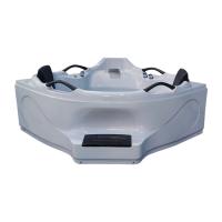 China Corner Massage Bathtub Freestanding 1500mm Whirlpool Spa Tub Hot for sale