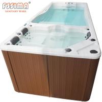 China Hydrotherapy Tub Outdoor Whirlpool Spa Bathtub Swimming Jetted Family House Party for sale