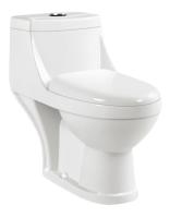 China Two Button Top Flush Toilet Water Closet Floor Mounted 3.0-6.0L for sale