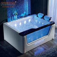 China Free Standing Air Jet Bathtub Shower Combination 1700mmx680mm Remote Control for sale