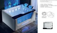 China 1700*1300*680 Whirlpool Jetted Spa Bathtub 2 Person Massage Air Bubble for sale