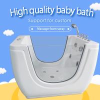 China 1100mm Hospital Spa Shop Kids Bathtub Acrylic Whirlpools Massage Hydrotherapy for sale