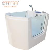 China 1100mm Thermostatic Infant Spa Tubs For Baby With LED Light for sale