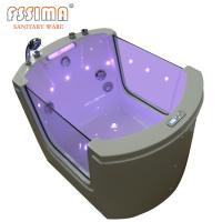 China Thermostat Soothing Baby Spa Bathtub Acrylic White CE ISO certify for sale