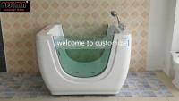 China Glass Acrylic Baby Bathtub For 7 Month Old Bubble 1.5m for sale