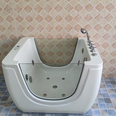 China Acrylic Newborn Baby Spa Bathtub Hydrotherapy Massage for sale