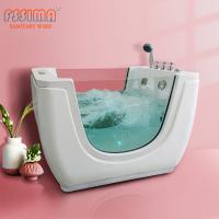 China Fiberglass Acrylic Baby Spa Bathtub Rectangle 350L For Spa Center for sale