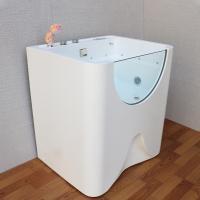 China Surf Intake Cat Bath Tub Smart Control Panel Professional Grooming Tubs With Massage for sale