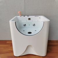 China Surf Intake Cat Bath Tub Smart Control Panel Professional Grooming Tubs With Massage for sale