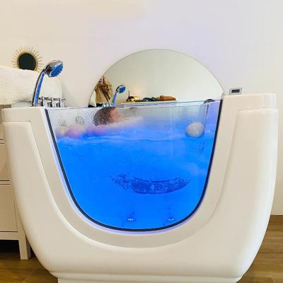 China Newborn Baby SPA Bathtub Thermostatic With Shower Handle 1100x850x900mm for sale