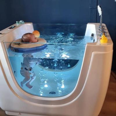 China Air Massage Newborn Baby SPA Bathtub With Stand Freestanding 1.1m for sale