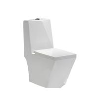 China Customize P S Trap One Piece Floor Mounted Toilet Ceramic White Color Gravity Flush for sale