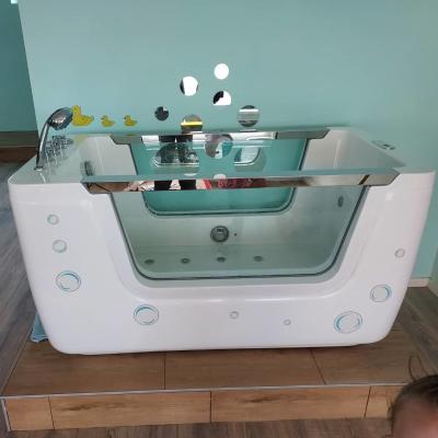 China 1480mm Small Size Jacuzzi Whirlpool Bathtub For Babies Spa Freestanding for sale