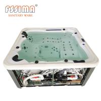China Freestanding Outdoor Family Air Jets Massage 5 Person Spa Hot Tub for sale