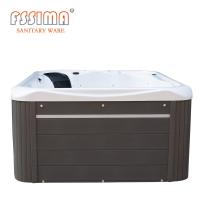China Whirlpool Massage Outdoor SPA Bathtub Freestanding 3 People Hot Tub for sale