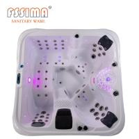 China 5 Persons Outdoor SPA Bathtub Acrylic Whirlpools Hot Tub Computer Panel for sale