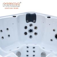 China Luxury Balboa Swim Outdoor Spa Acrylic Swim Pool Whirlpool Hot Tubs for sale
