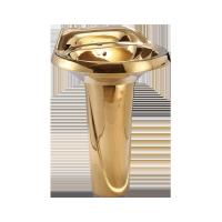China Middle East Style Sanitary Ware Floor Stand Golden Color Diamond Gold Wc Toilet Pedestal Basin Combination for sale