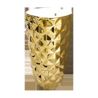 China Middle East Style Sanitary Ware Floor Stand Golden Color Diamond Gold Wc Toilet Pedestal Basin Combination for sale