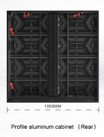 China P2.97/P3.91/P4.81/P6.25/P7.81/P10 Fixed Series 1000*1000mm Profile Aluminum Cabinet For 500x250mm Module for sale