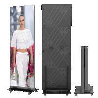 China Factory Moveable Indoor P1.2/P1.5/P1.8 LED Poster Indoor Digital LED Advertising Digital Signage and Displays Foldable for sale