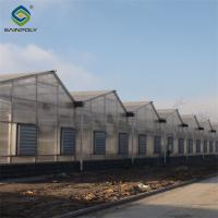 China 5.5-7.5m Height Photovoltaic Greenhouse With Solar Panel Roof for sale