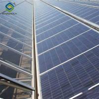 China Agriculture Commercial Transparent Solar Panels Greenhouses  Energy Saving for sale