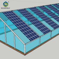 China Glass Polycarbonate Cover Photovoltaic Greenhouse Include Automated Sytems for sale