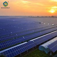China Customizable Winter Glass Solar Cell Greenhouse With Automation System for sale