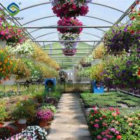 China Waterproof Flower Greenhouse Multi Span Greenhouse With Strong Load Bearing for sale